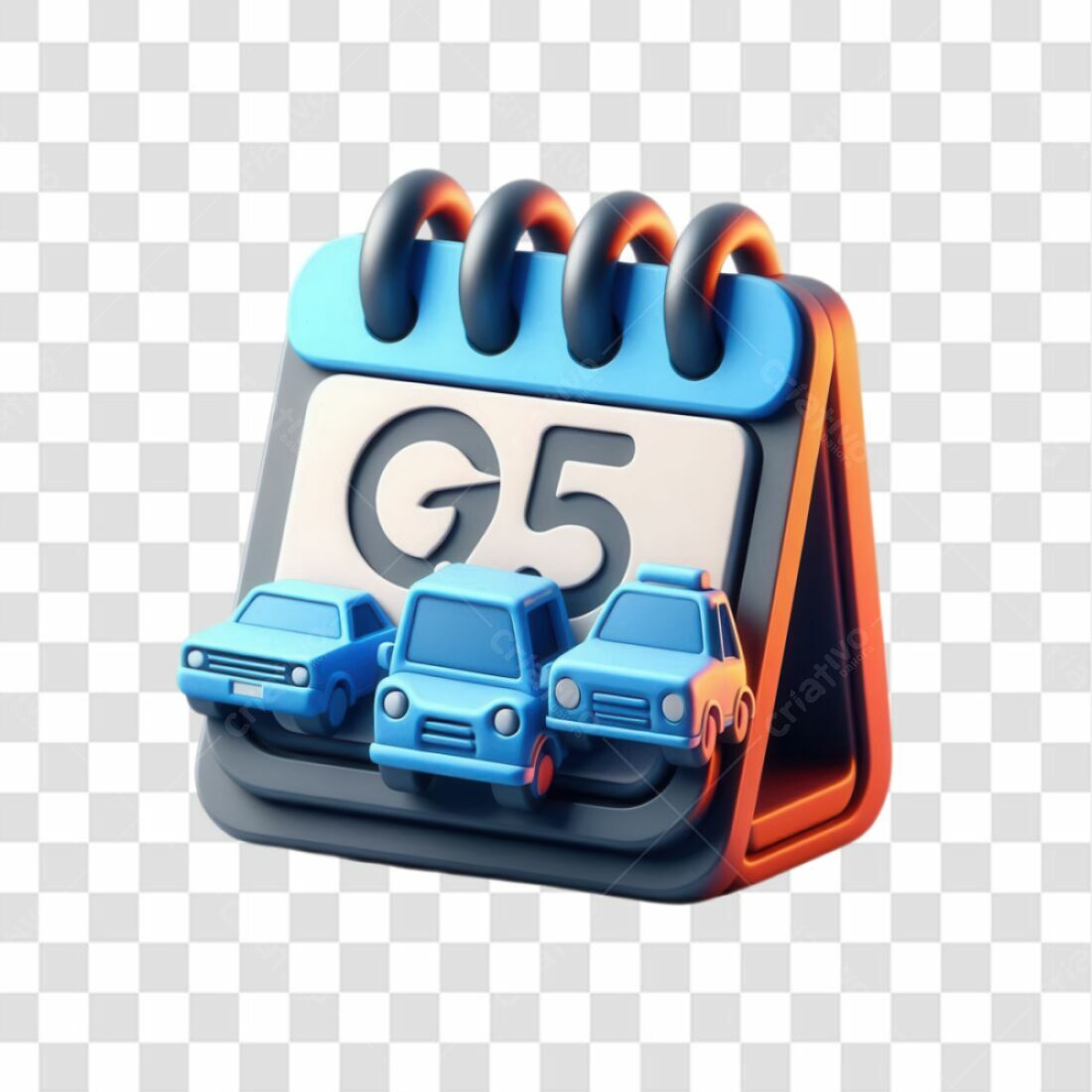 PNG Icon Calendar G5 Cars with Transparent Background | PNG Premium ...