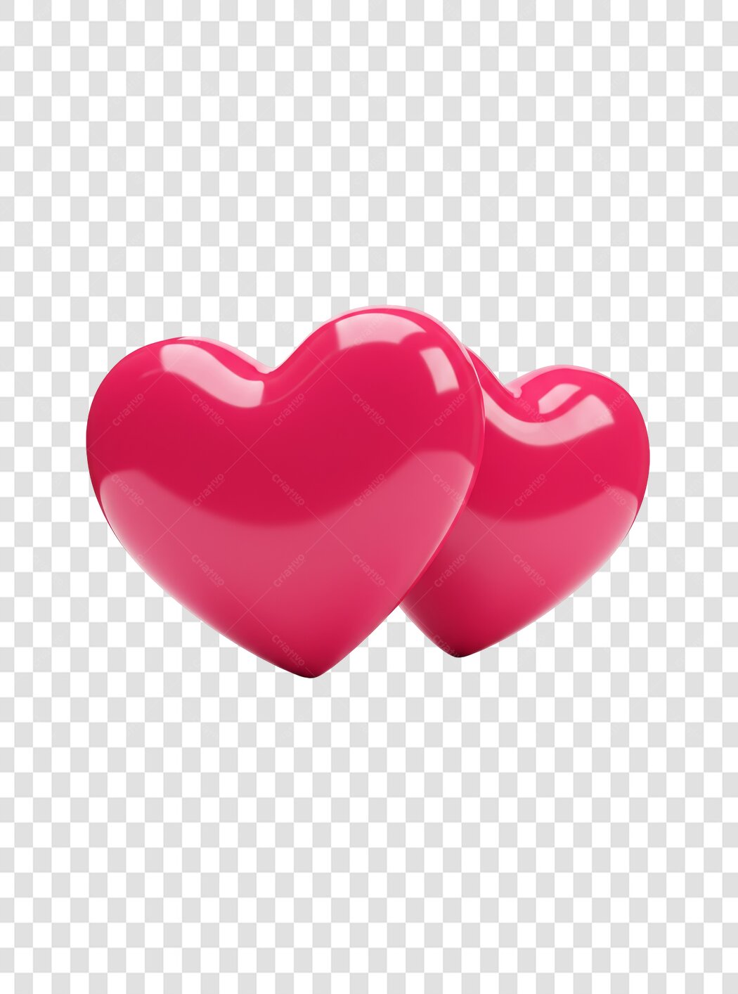CORAÇÃO ÍCONE ELEMENTO 3D EM PNG COMPOSIÇÃO SOCIAL MEDIA (245) | PNG ...